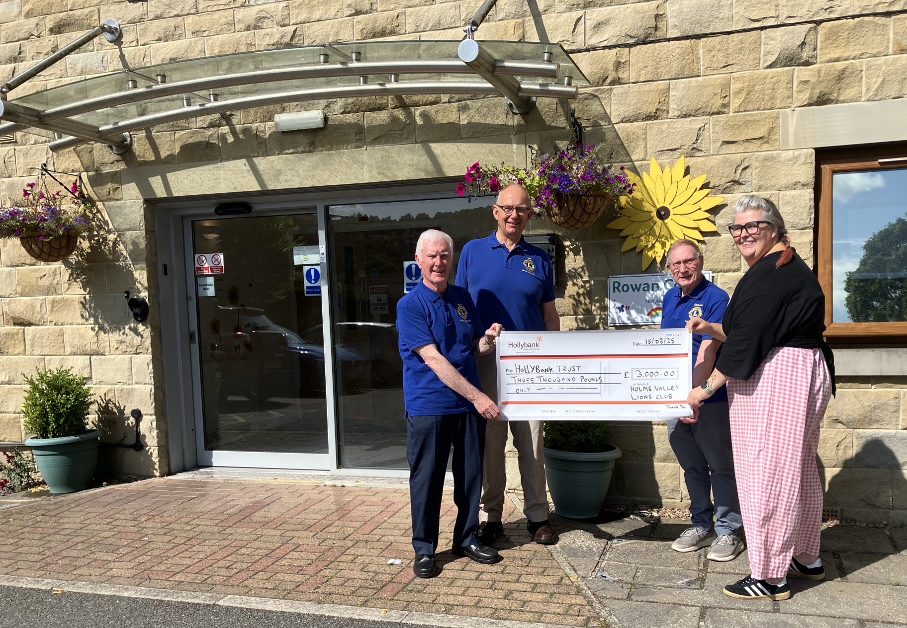From one Holme to another: Community Group Holme Valley Lions Donates ...